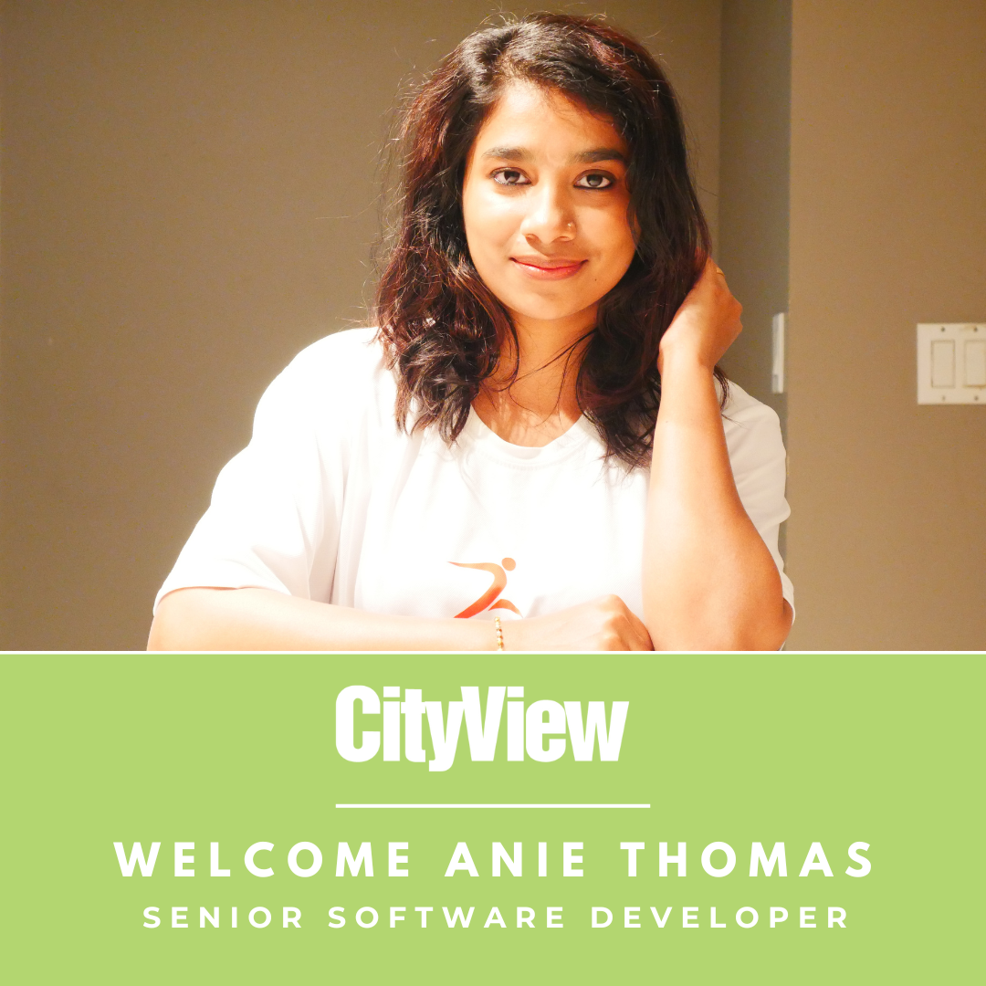 CityView welcomes Anie Thomas to the R&D team