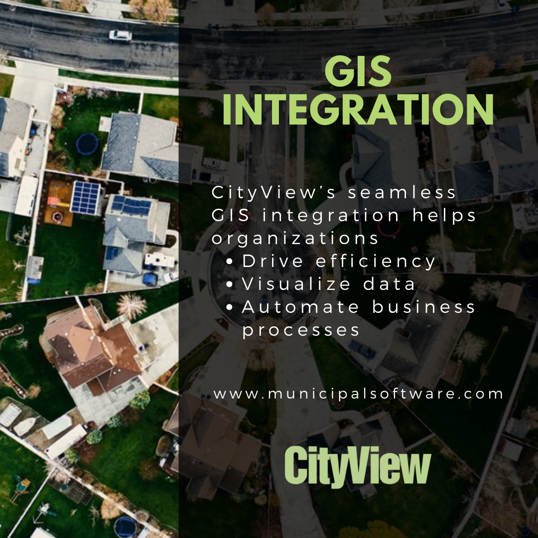 What can CityView's seamless GIS integration do for you?