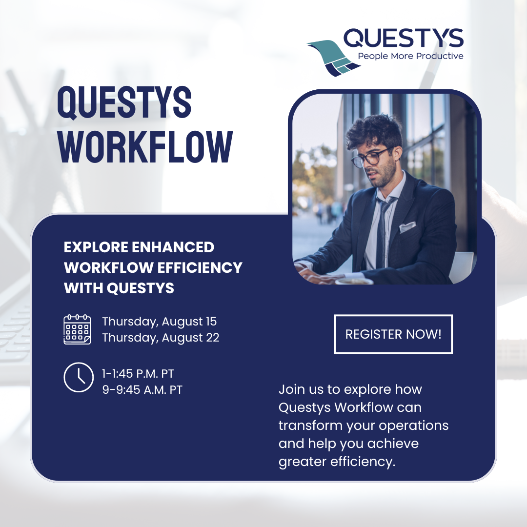 Explore enhanced workflow efficiency with Questys