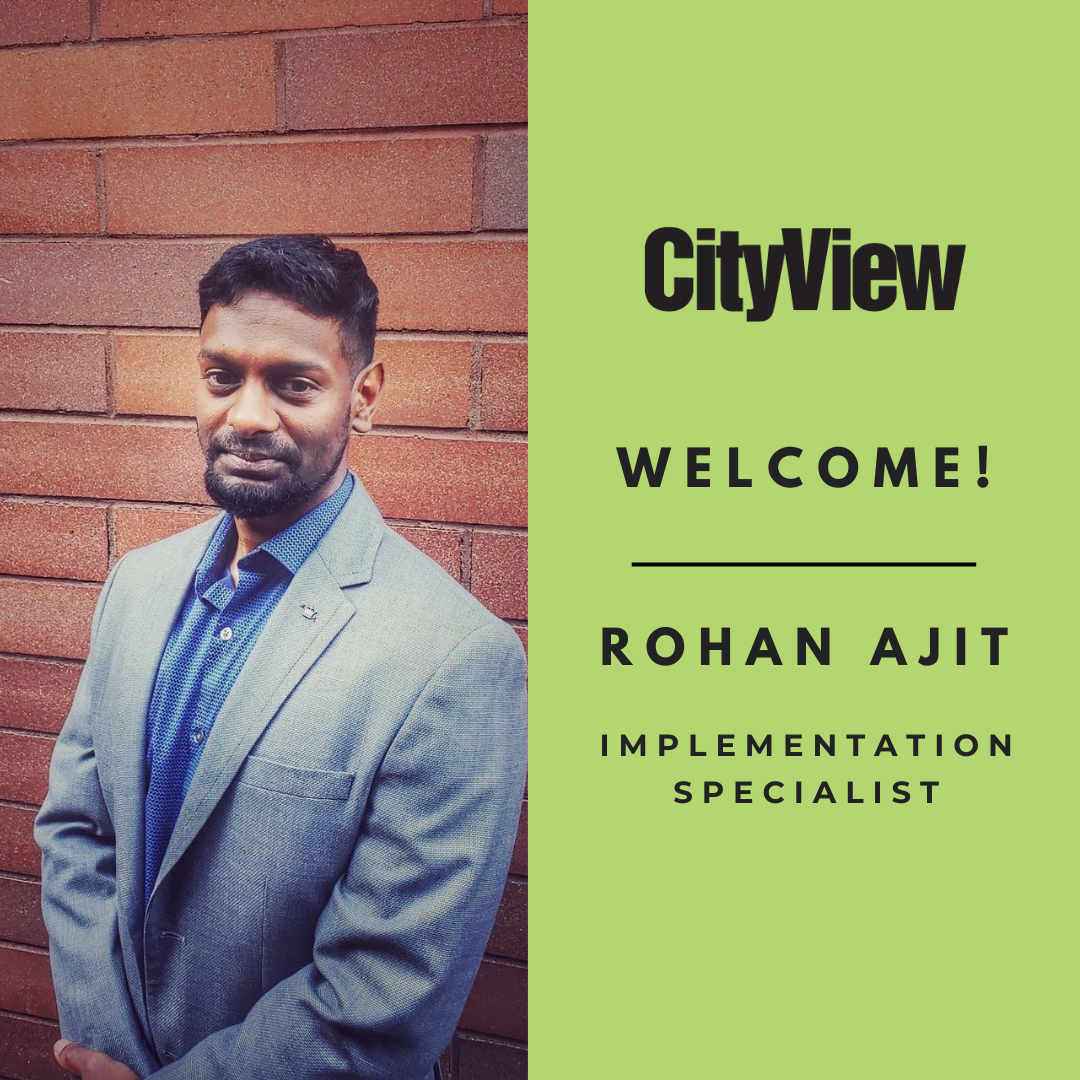 Rohan Ajit is CityView's newest addition to the professional services team